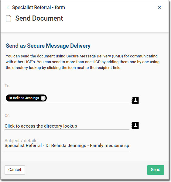 Create and Send Secure Documents